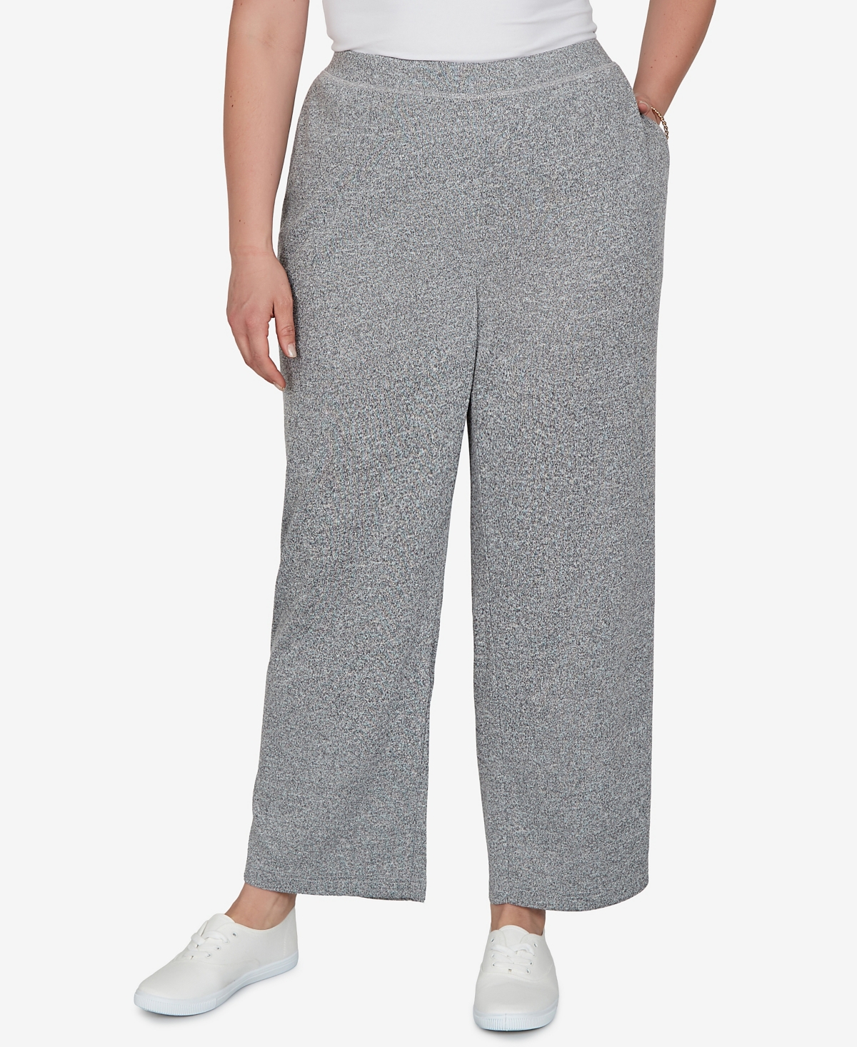 Click here for Alfred Dunner Plus Size Brushed Heather Pull-On Pa... prices