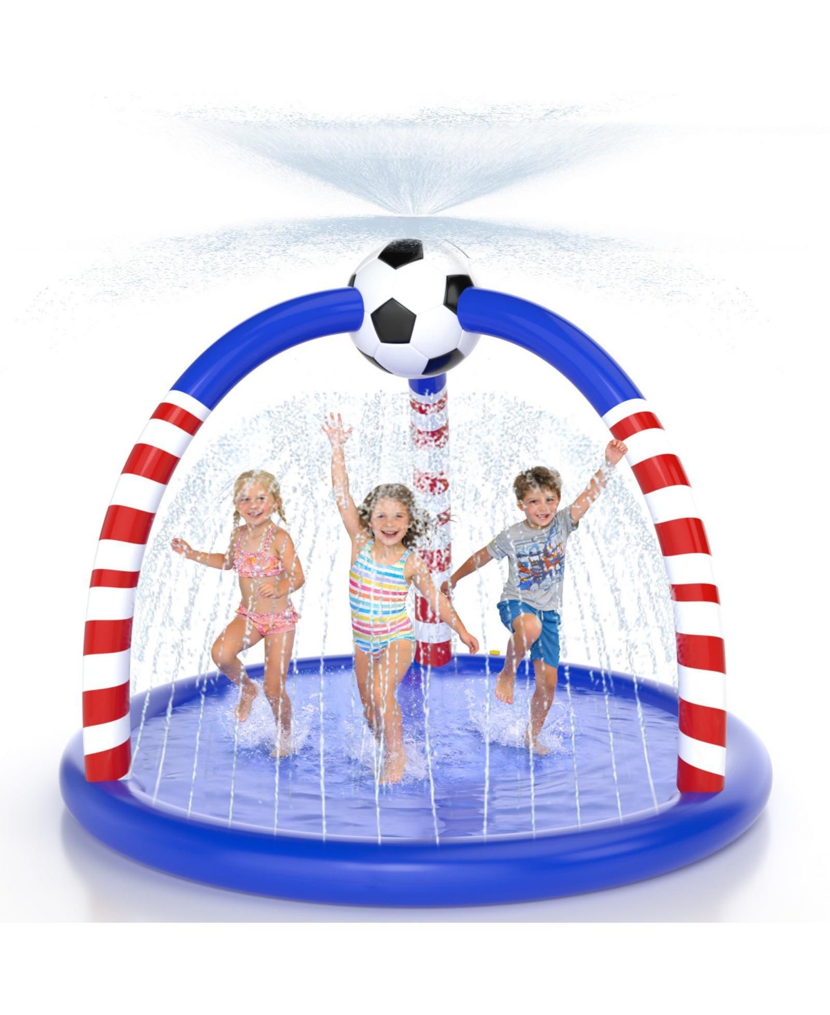 Click here for Aofar 75 Splash Pad Sprinkler Play Mat Soccer Wate... prices