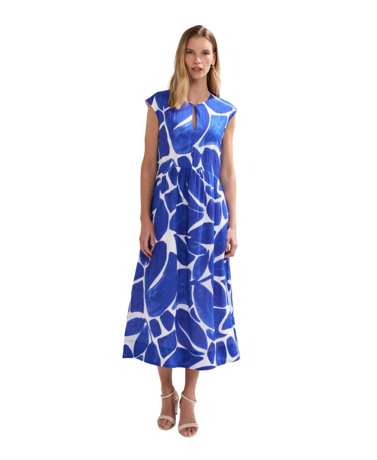 Click here for Phase Eight Womens Talah Keyhole Neck Midi Dress -... prices