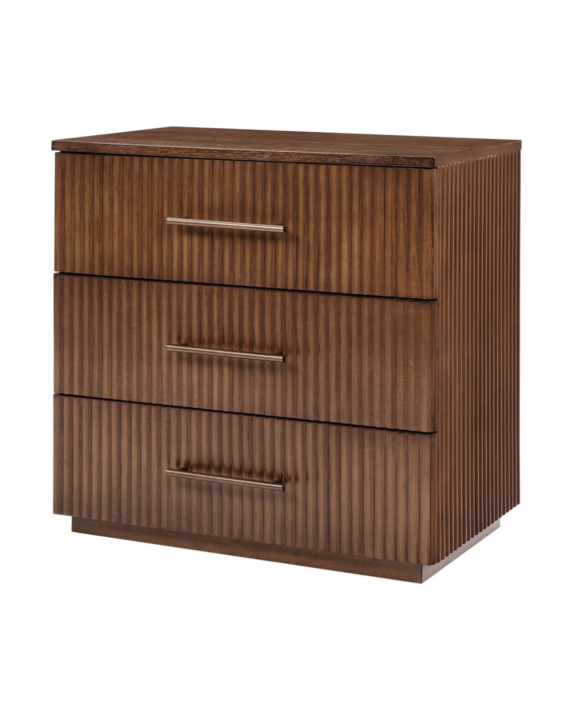 Click here for Hulala Home Isla 26W Modern 3-Drawer Fluted End Ta... prices