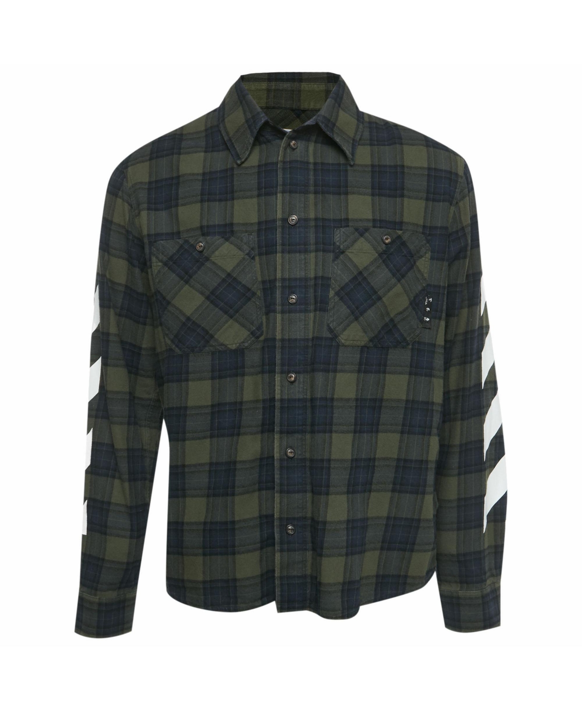 Click here for Pre-Owned Off-White Mens Tartan Print Cotton Diago... prices
