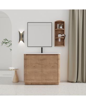 Click here for Sillysis Modern Bathroom Vanity Set With Storage S... prices