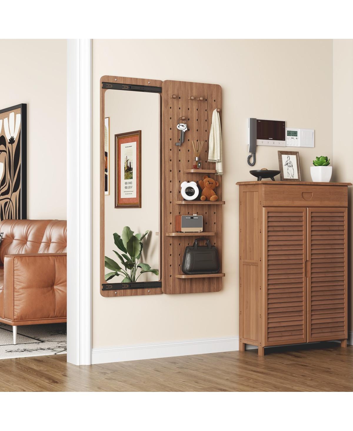 Click here for Laoties Modern Wall Mounted Full Length Mirror wit... prices