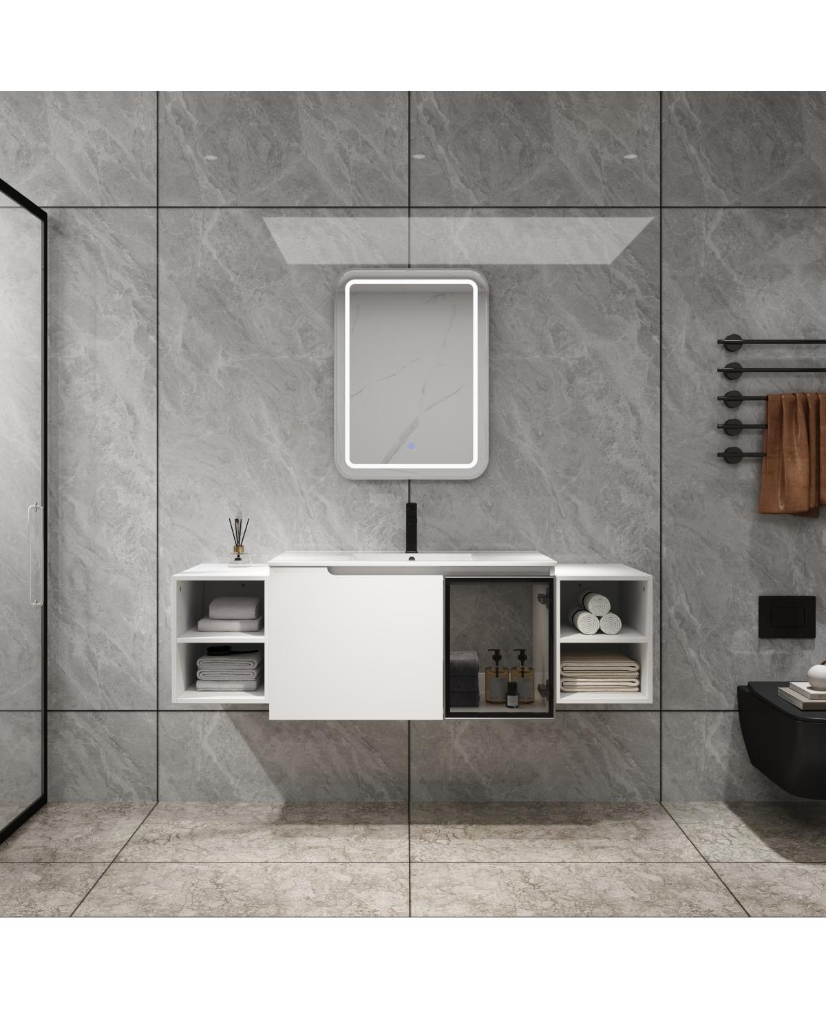 Click here for Sillysis Wall Mounted Bathroom Vanity with Ceramic... prices