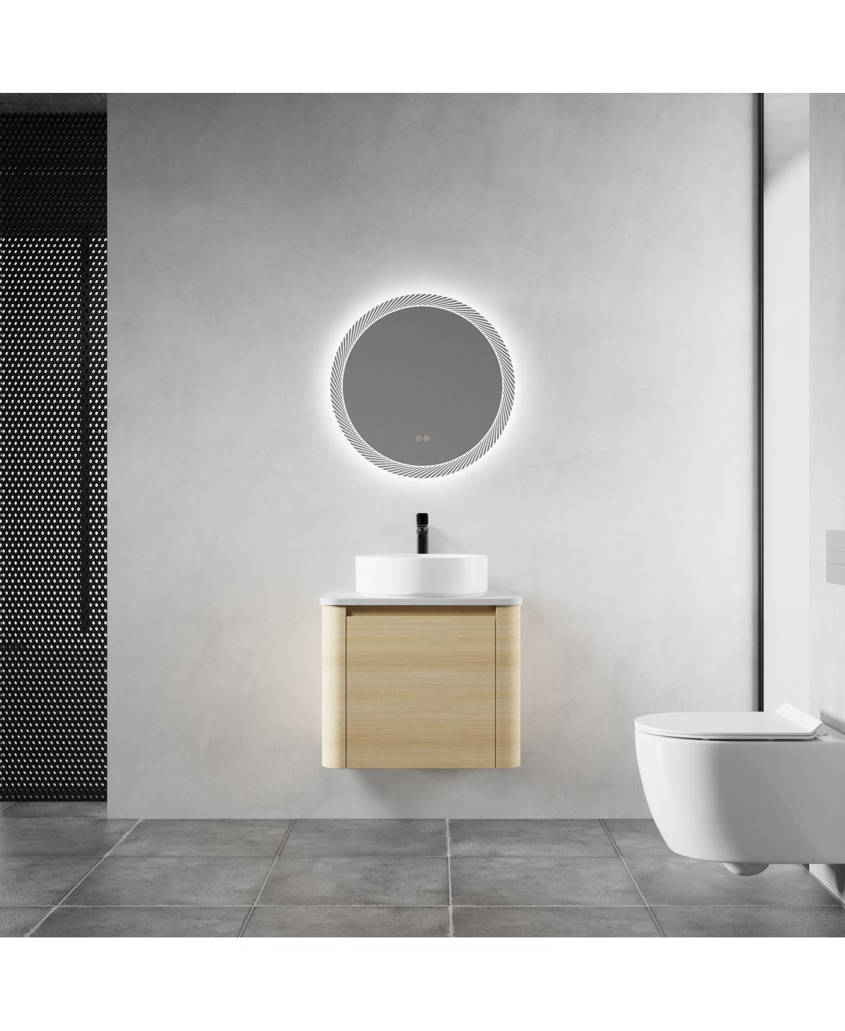 Click here for Sillysis 23.6 Inch Wall Mounted Modern Bathroom Va... prices