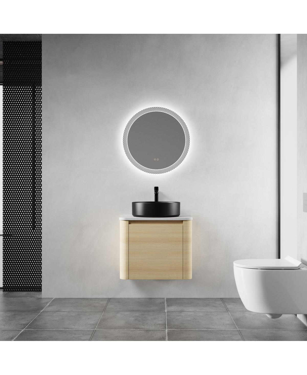 Click here for Sillysis 23.6 Inch Wall Mounted Modern Bathroom Va... prices