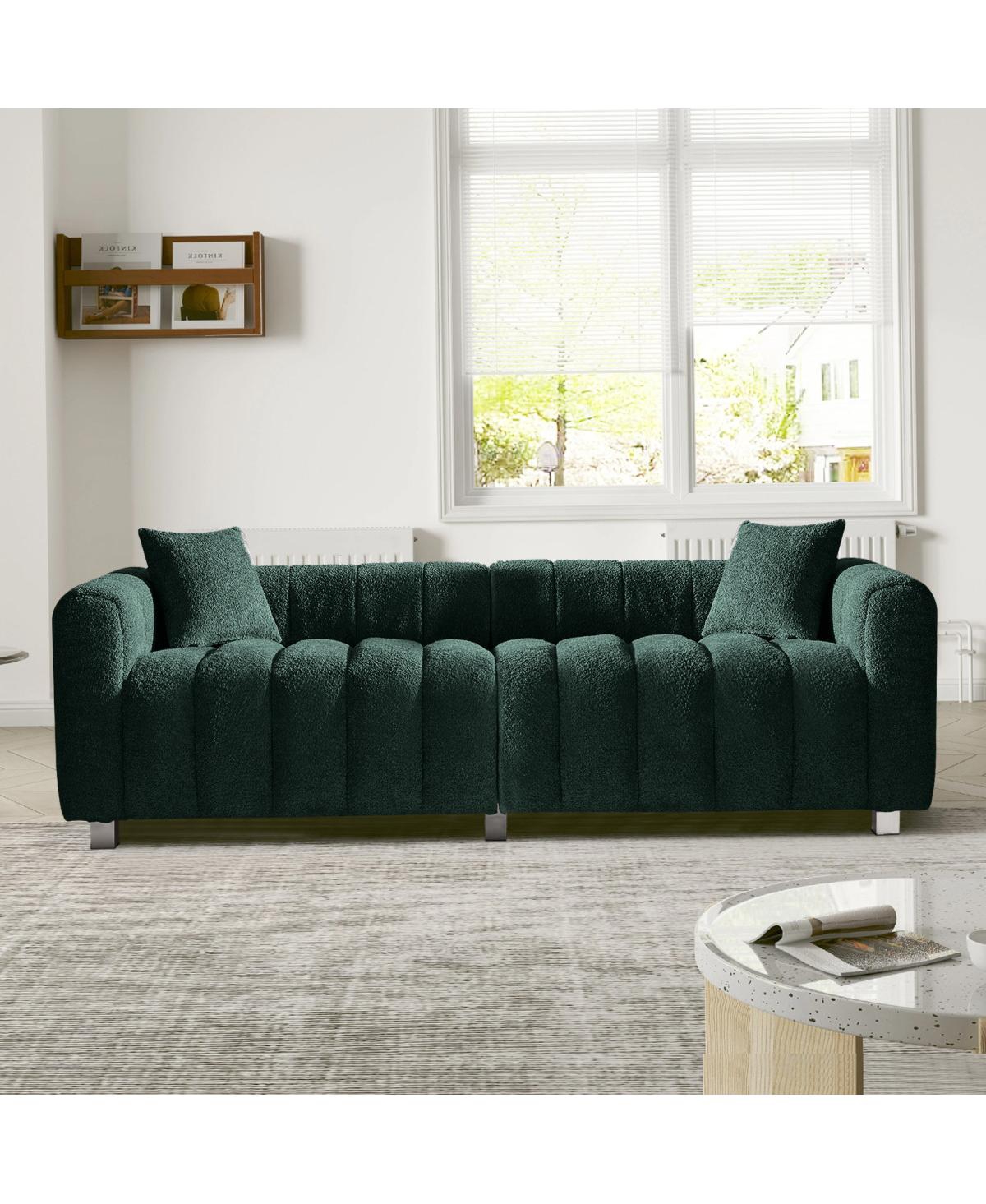 Click here for Streamdale Furniture Premium Velvet 3-Seater Sofa... prices