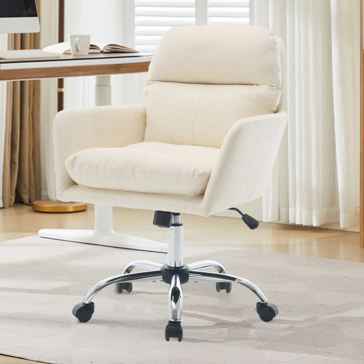Click here for sumyeg Ergonomic Pu Leather Office Chair with High... prices