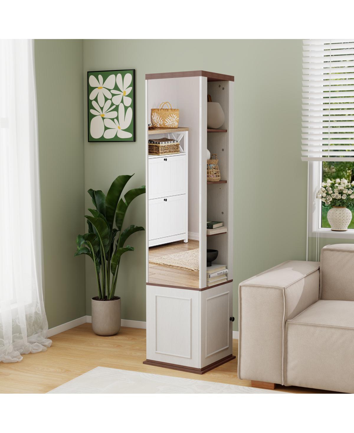 Click here for Streamdale Furniture 360 Rotating Storage Cabinet... prices