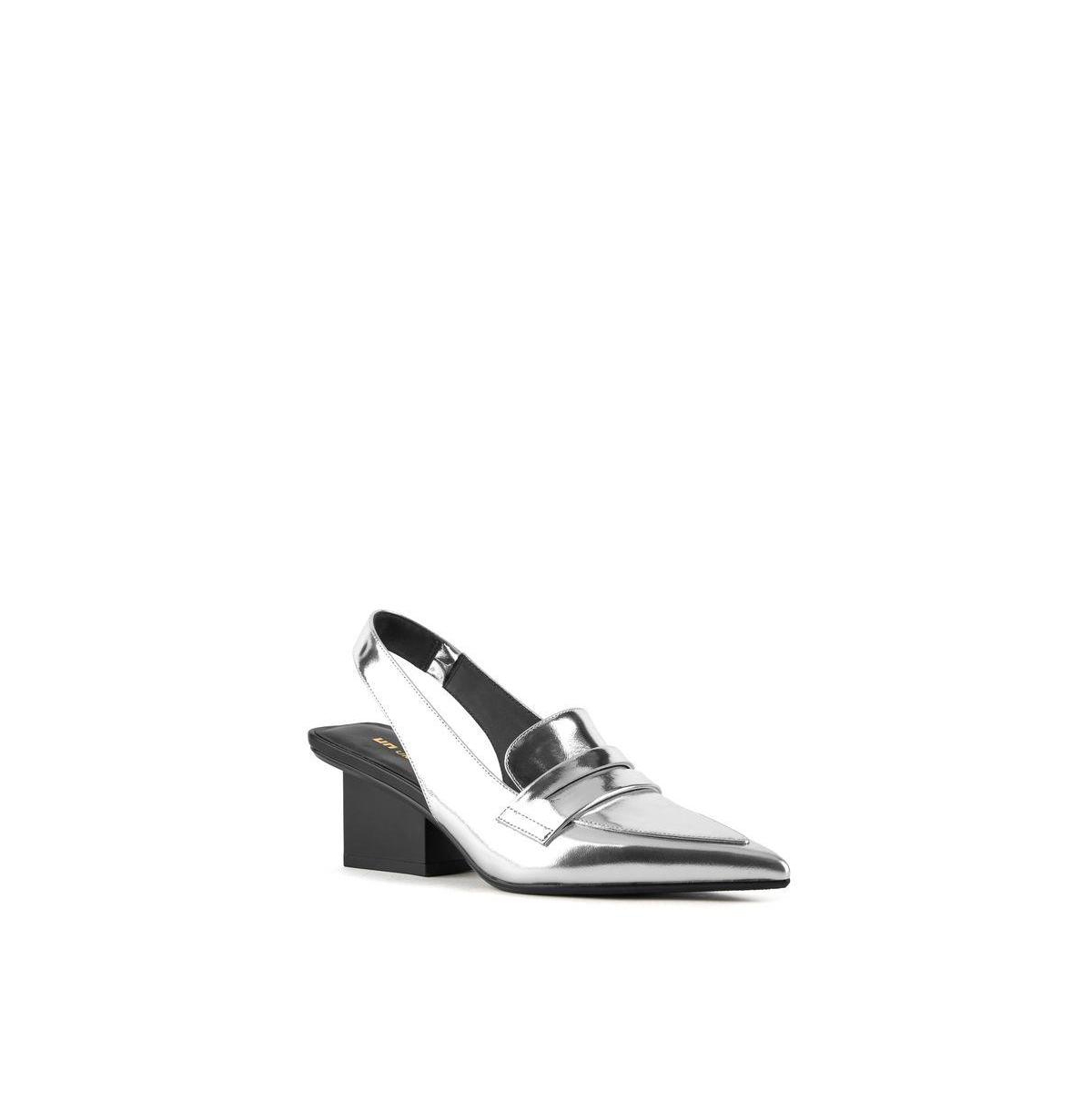 Click here for United Nude Womens Raila Loafer Mid - Silver prices