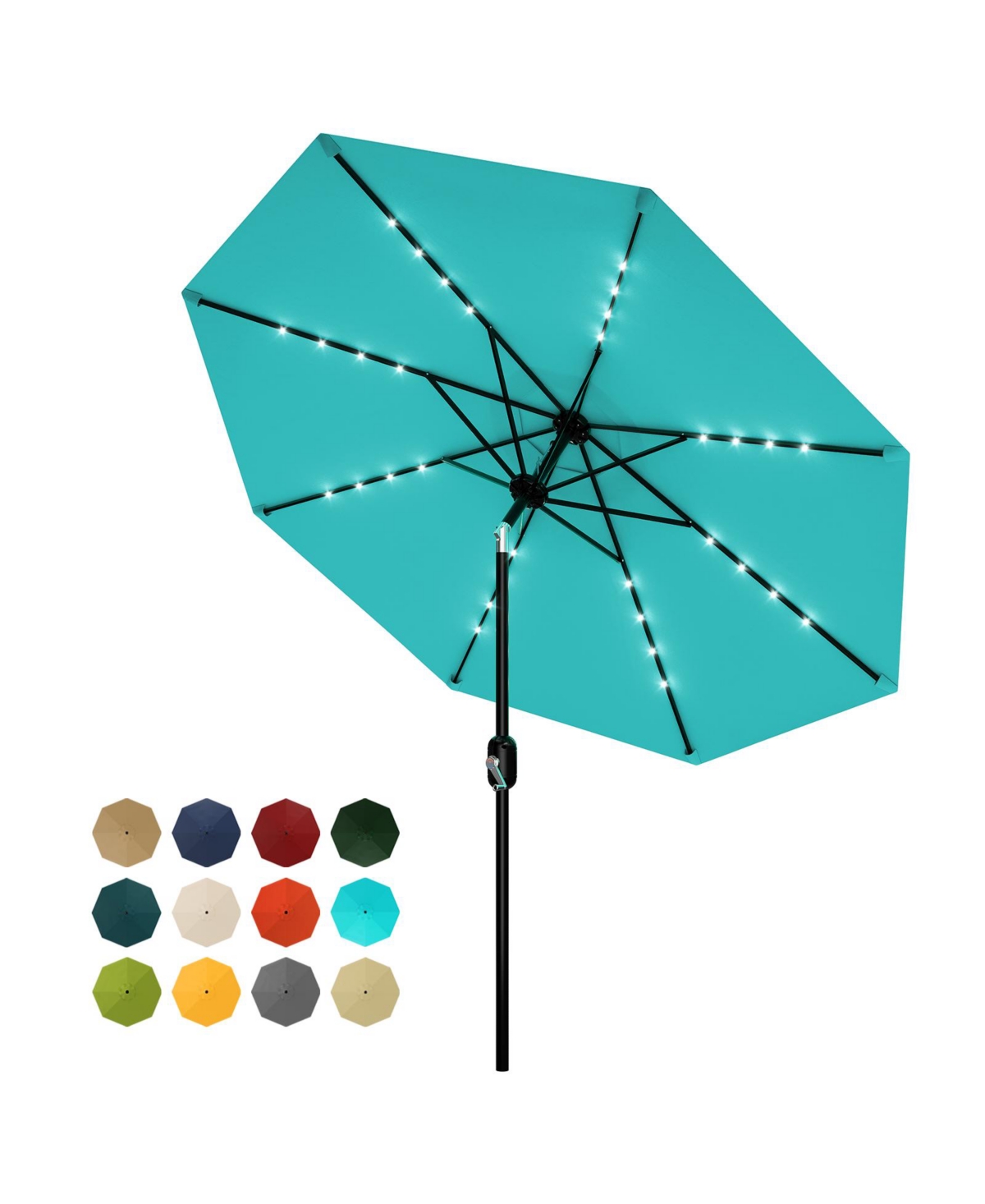 Click here for homfan 9Feet Outdoor Patio Market Umbrella  Tilt A... prices
