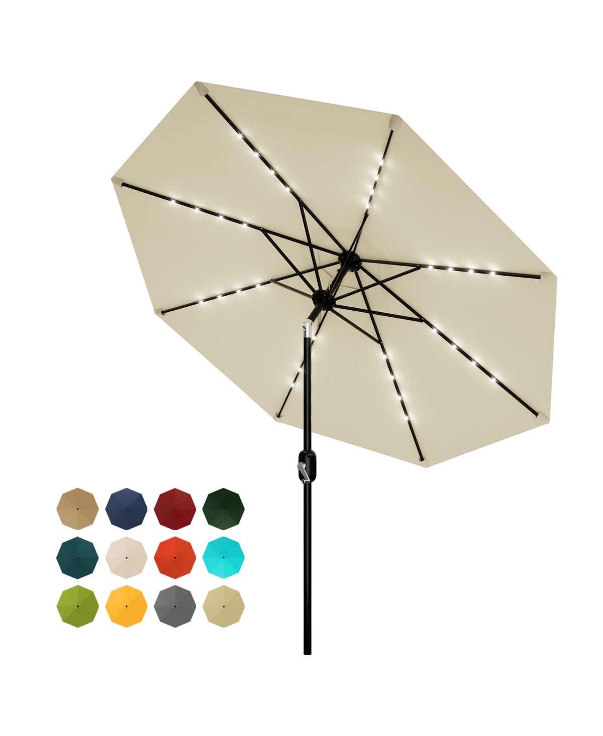 Click here for homfan 9Feet Outdoor Patio Market Umbrella  Tilt A... prices