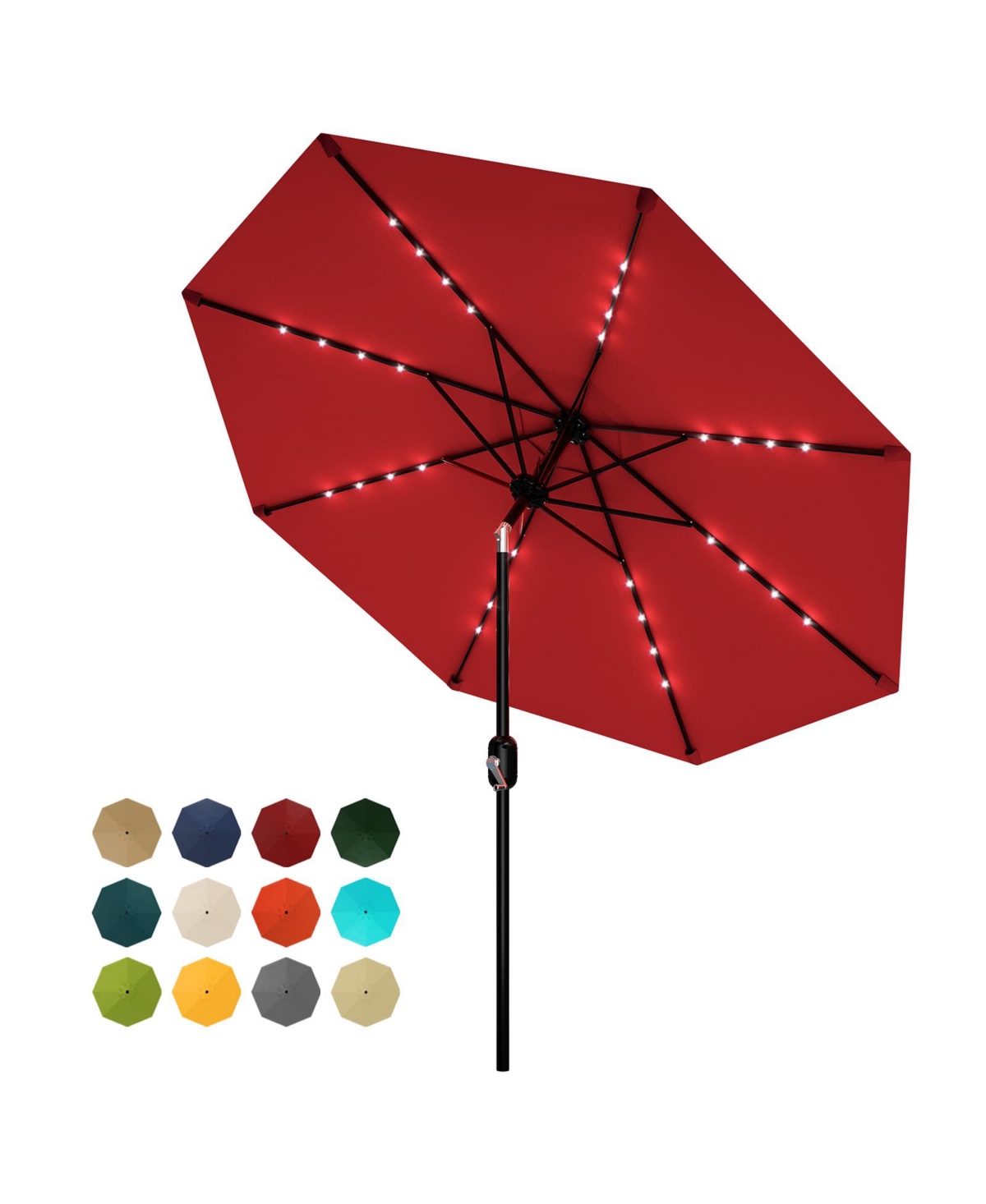 Click here for homfan 9Feet Outdoor Patio Market Umbrella  Tilt A... prices