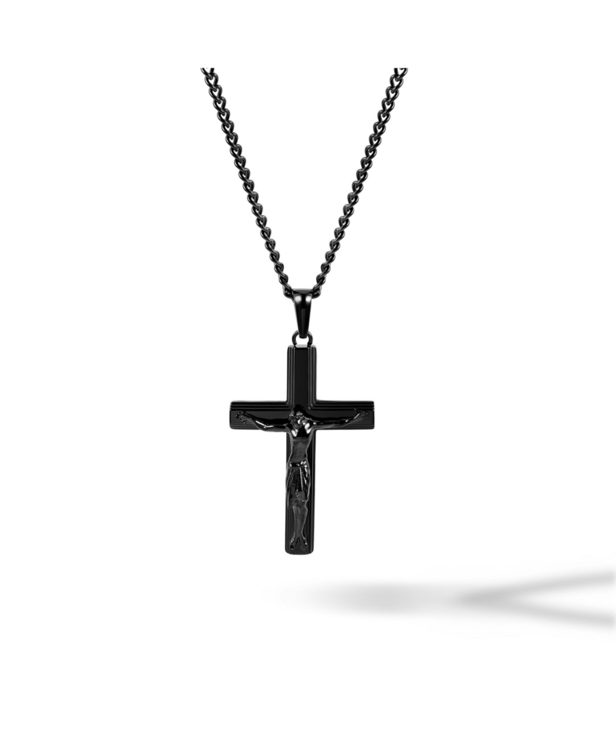 Click here for Vincero Crucifix Pendant - Stealth - Stealth prices