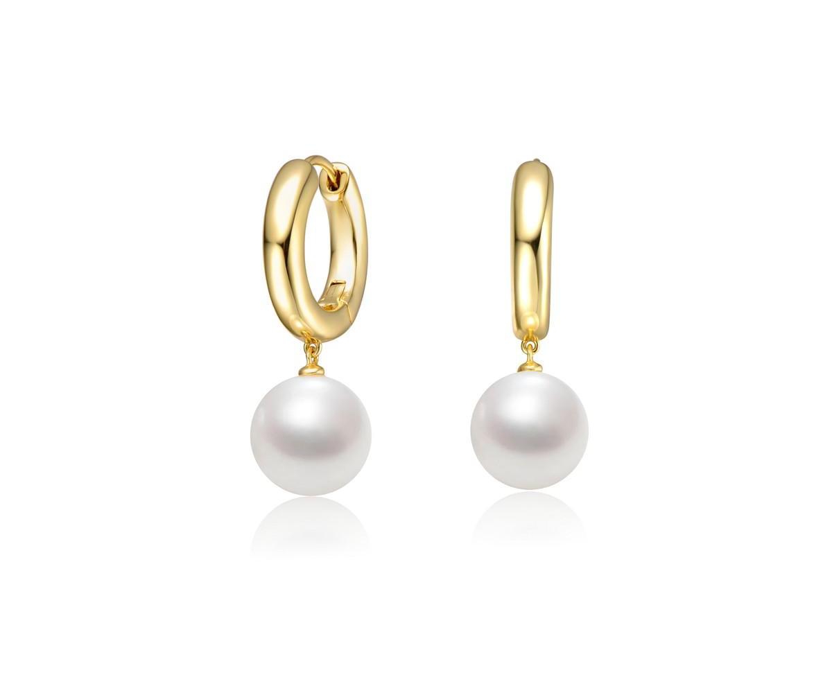 Click here for Rachel Glauber Elegant 14K Gold Plated Pearl Drop... prices