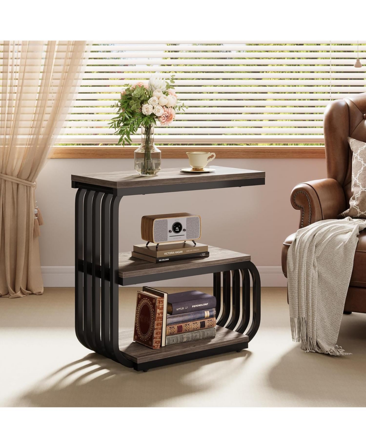 Click here for Tribesigns Small End Table  3 Tier Design Accent T... prices