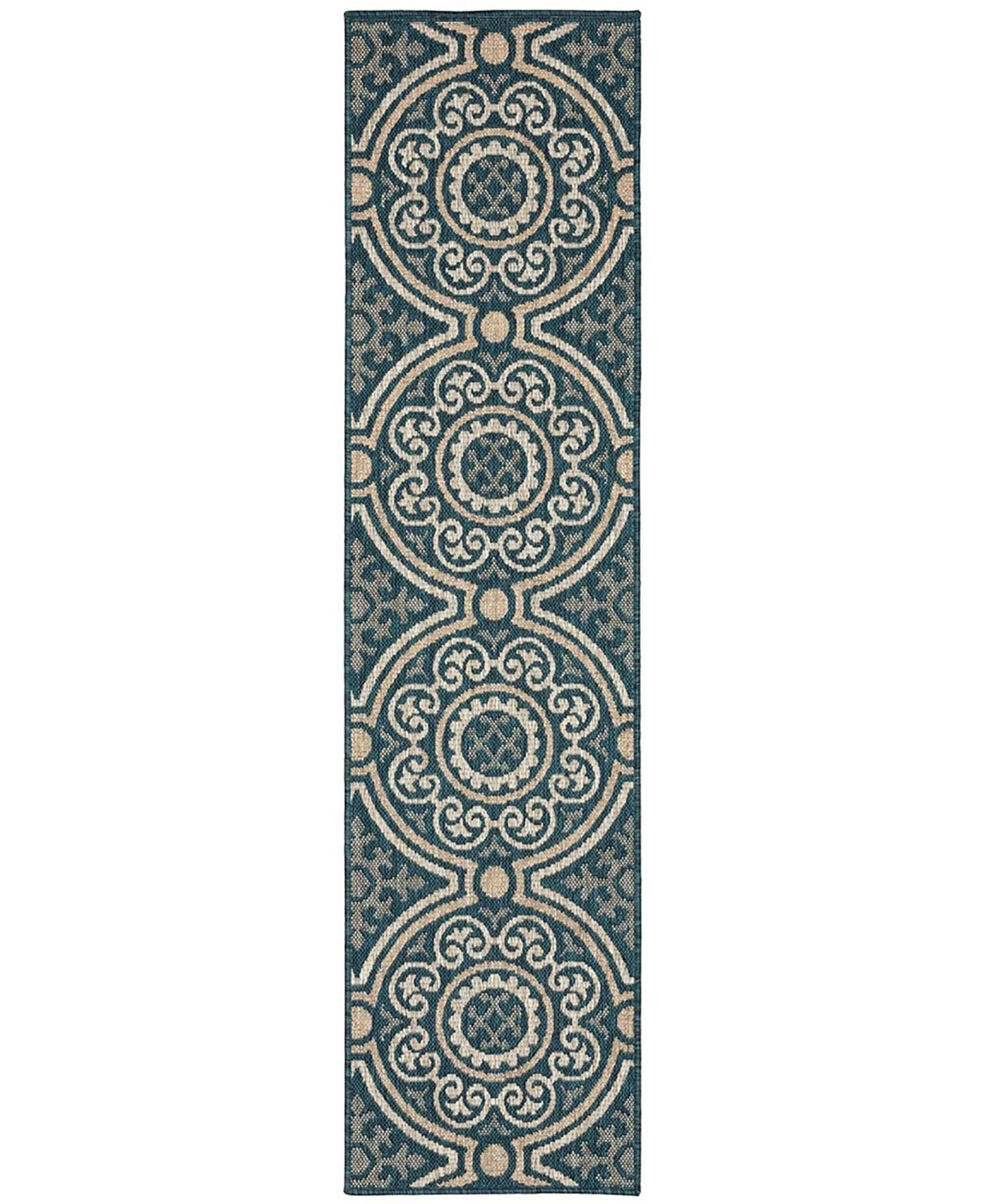 Click here for Oriental Weavers Latitude 609 Blue 110 x 76 Runner... prices