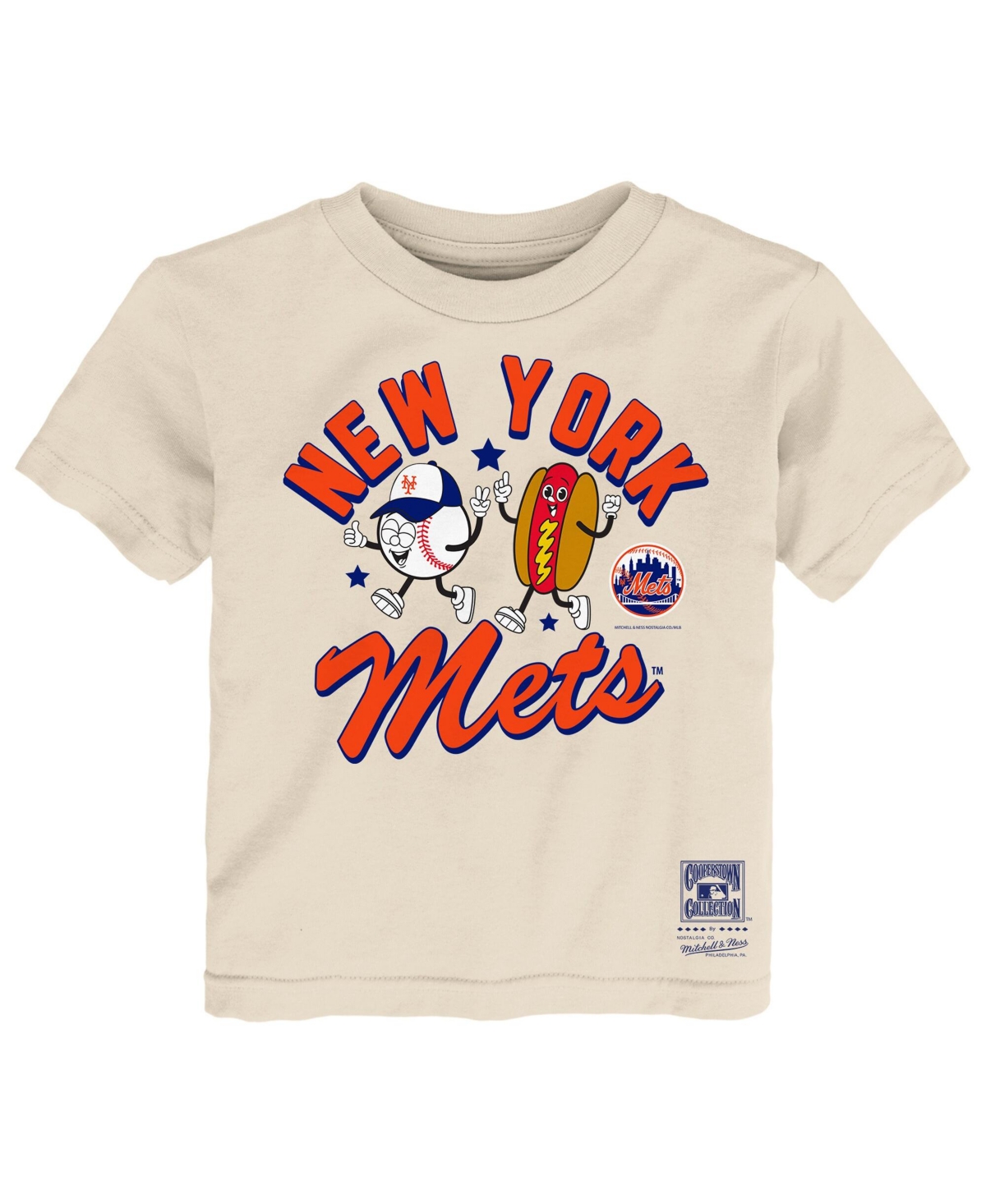 Click here for Mitchell & Ness Toddler Natural New York Mets Snac... prices