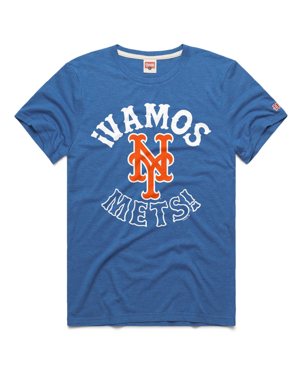 Click here for Homage Mens Royal New York Mets Vamos Tri-Blend T-... prices
