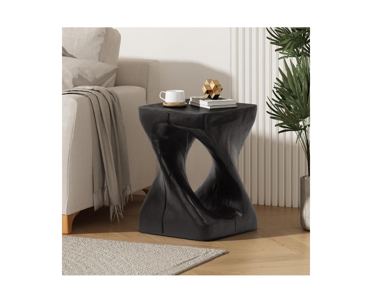 Click here for sumyeg Twisted Spiral Hollow Mgo Side Table 200lbs... prices