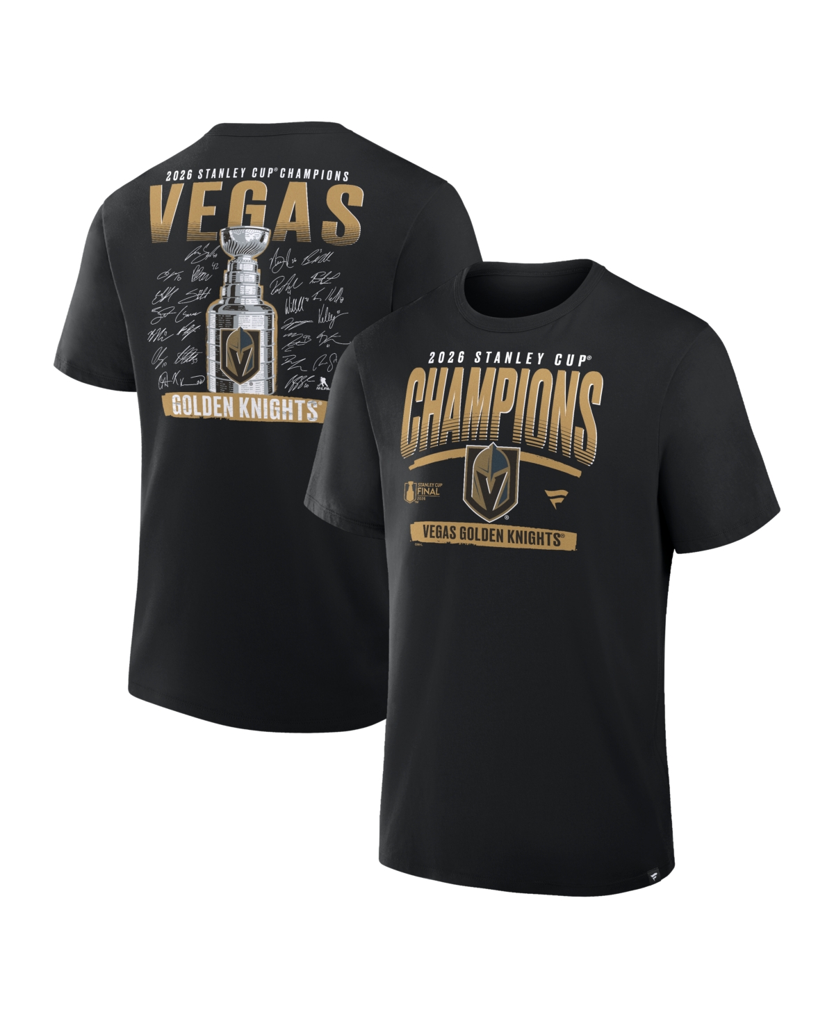 Click here for Fanatics Mens Black Vegas Golden Knights 2026 Nhl... prices