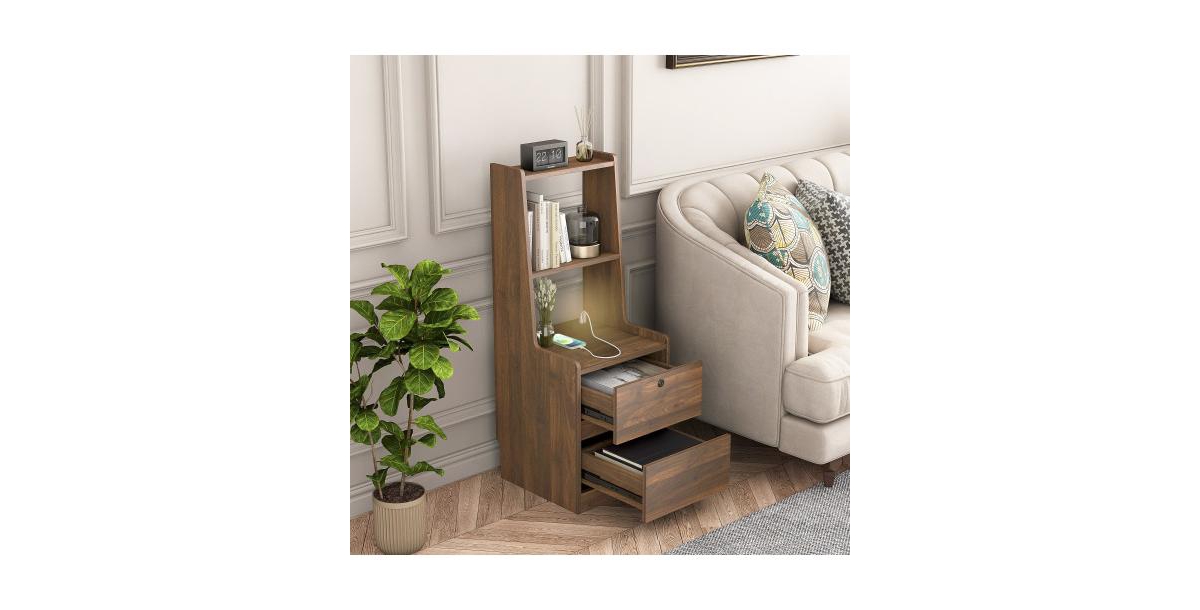 Click here for Lucky One 15.7W Nightstand with Charging Station... prices
