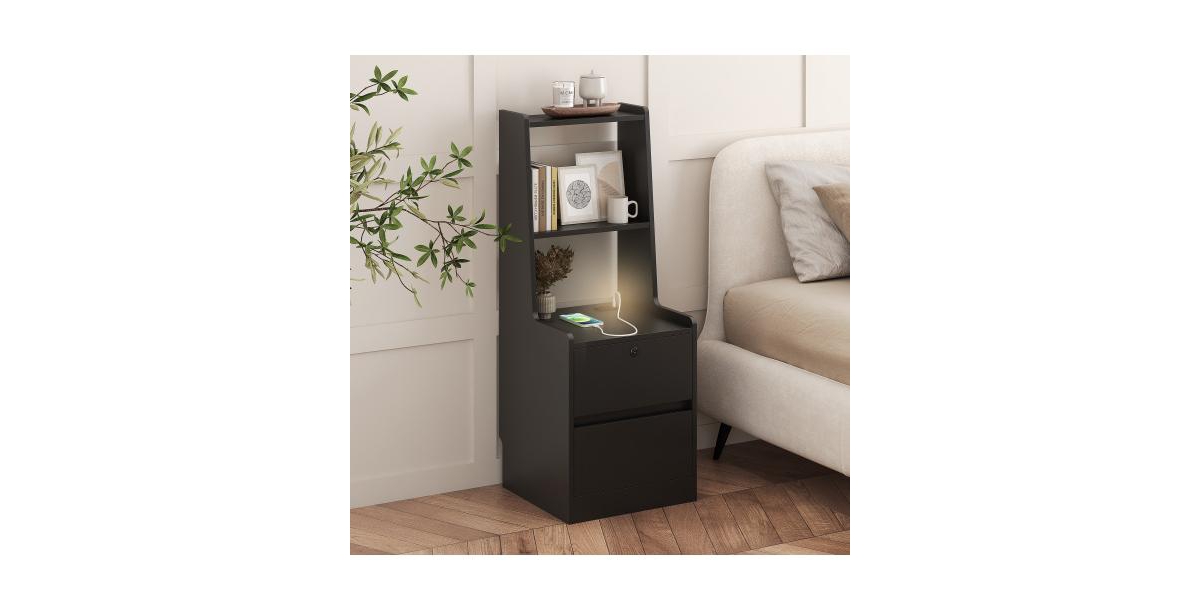 Click here for Lucky One 15.7W Nightstand with Charging Station... prices