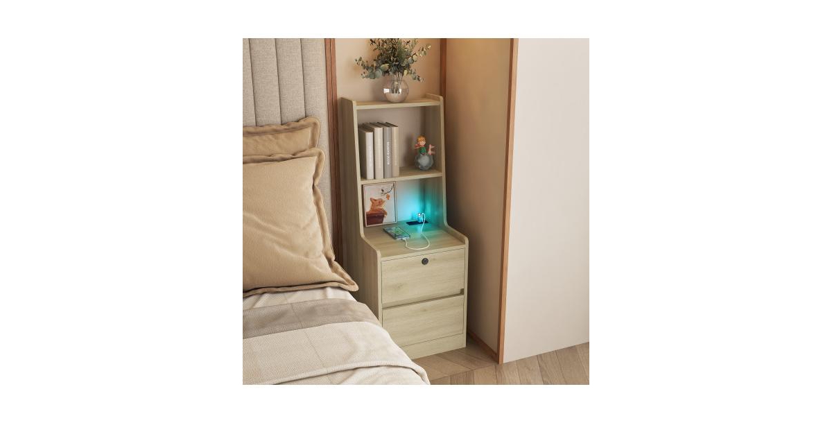 Click here for Lucky One 15.7W Nightstand with Charging Station... prices