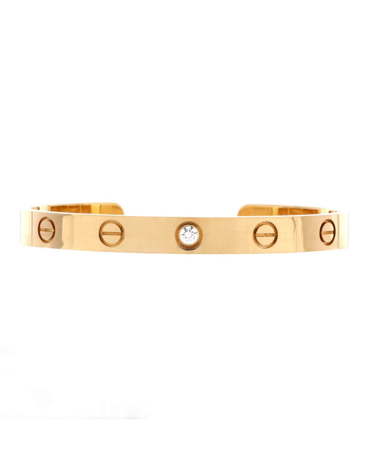 Click here for Pre-Owned Cartier Love 1 Diamond Cuff Bracelet - 1... prices