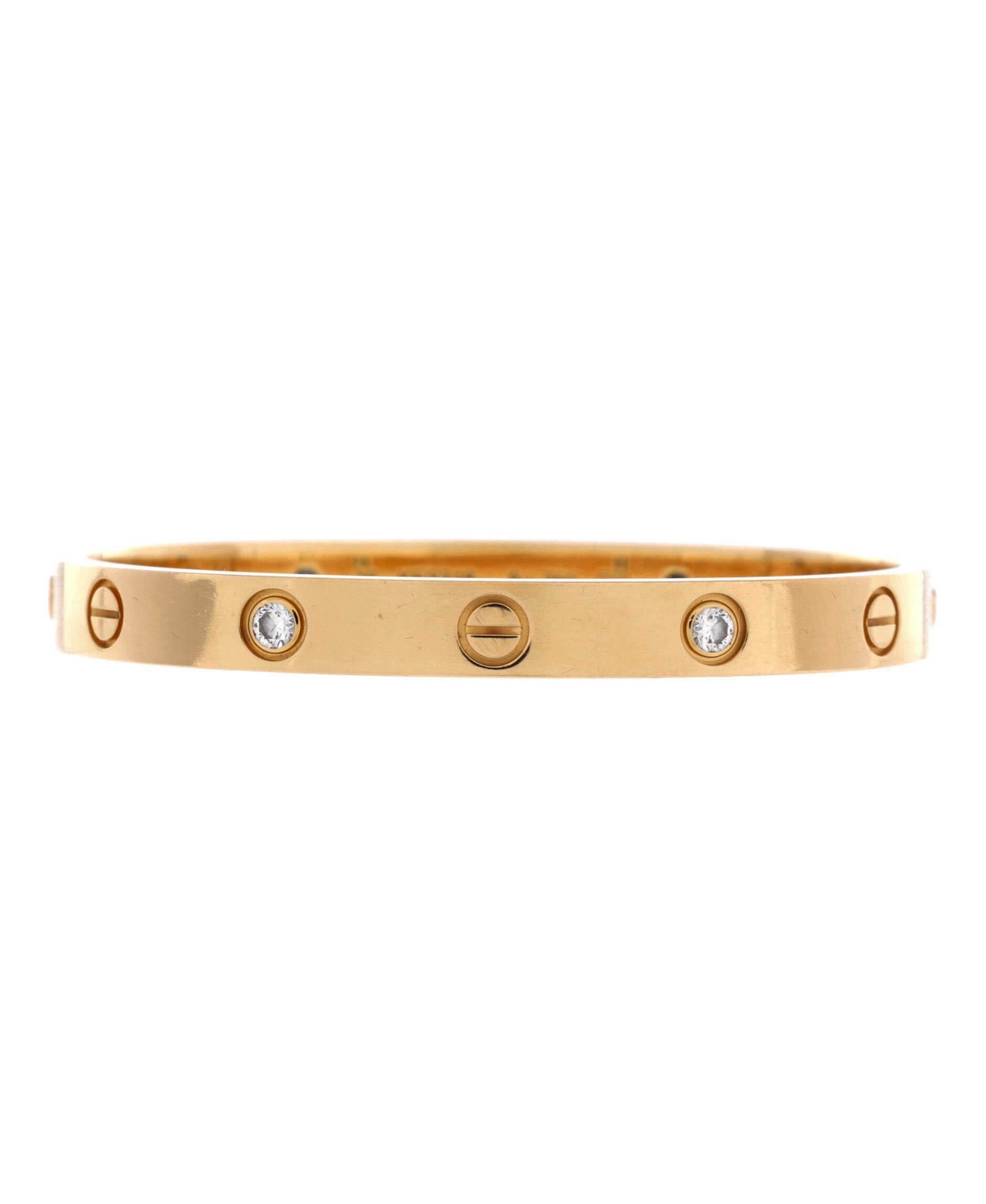 Click here for Pre-Owned Cartier Love 4 Diamond Bracelet - 18k ye... prices