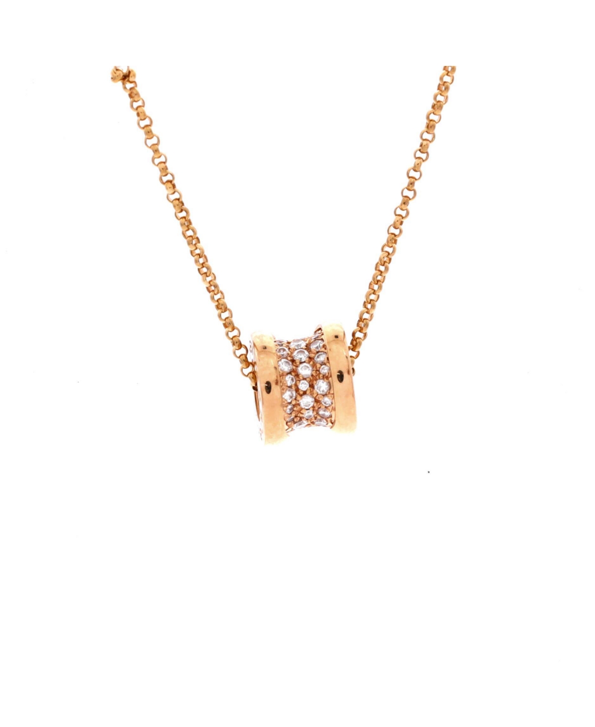 Click here for Pre-Owned Bvlgari B.Zero1 Pendant Necklace - 18k r... prices