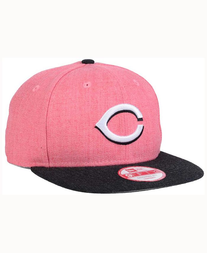 New Era Cincinnati Reds Heather 2Tone Snapback Cap - Macy's