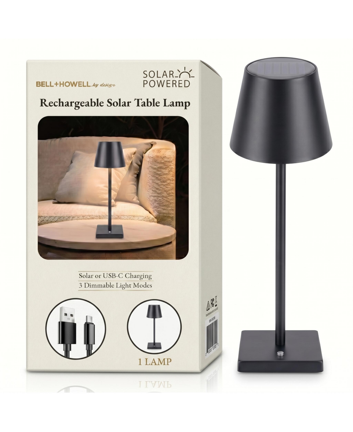 Click here for Bell + Howell Modern Design Solar Rechargeable Led... prices