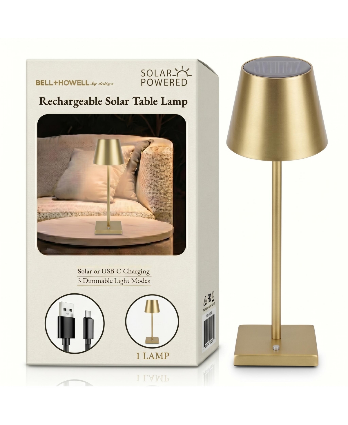 Click here for Bell + Howell Modern Design Solar Rechargeable Led... prices