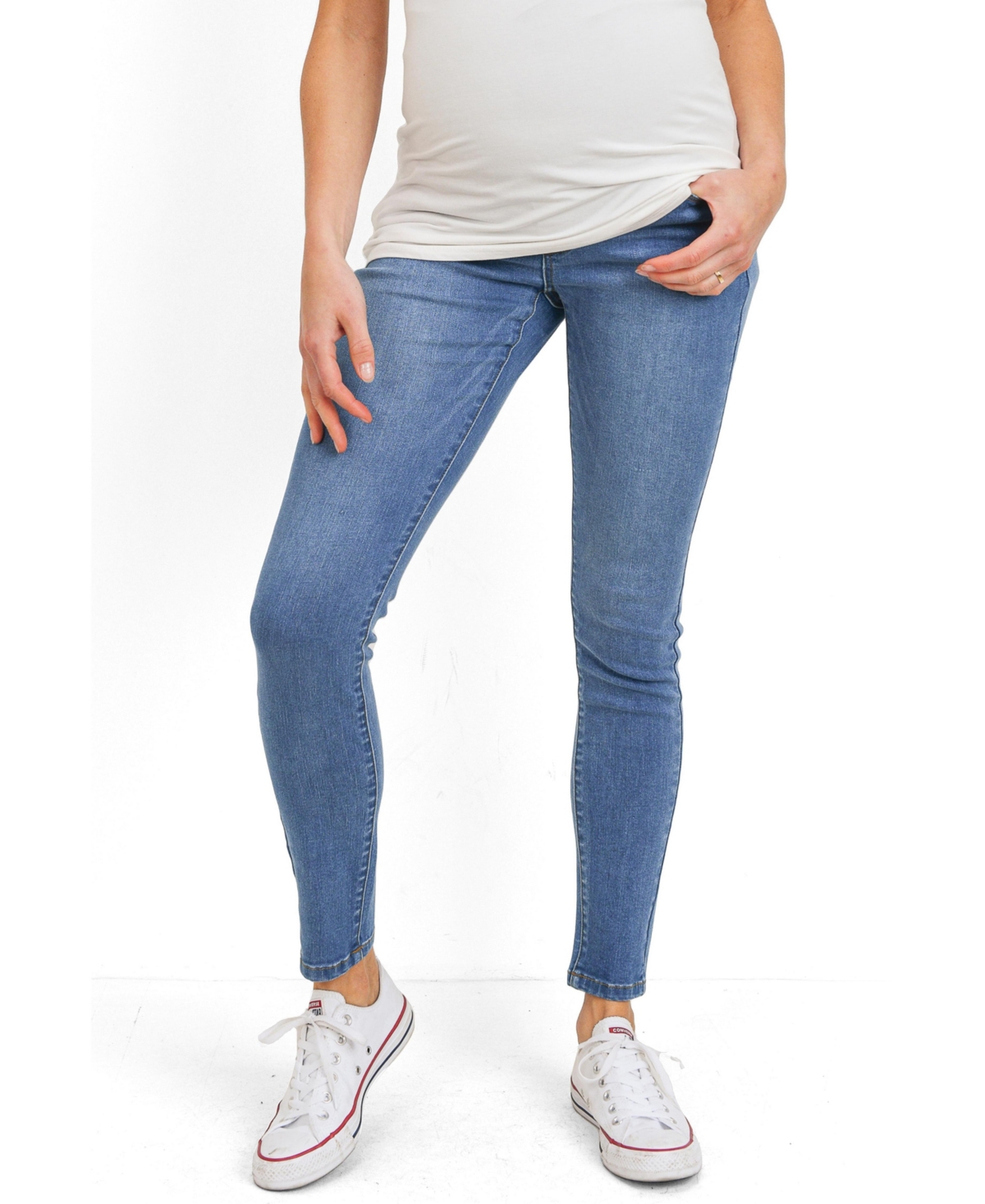 Click here for Hello Miz Womens Maternity Over the Belly Skinny J... prices