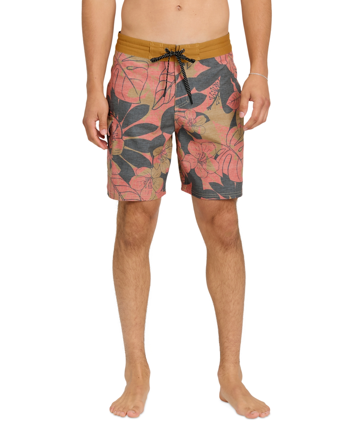 Click here for Quiksilver Waterman Mens Floral Cargo Pocket Swim... prices