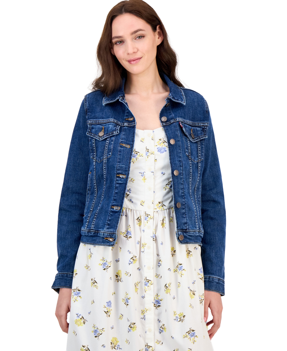 Click here for Levis Womens Original Cotton Denim Trucker Jacket... prices