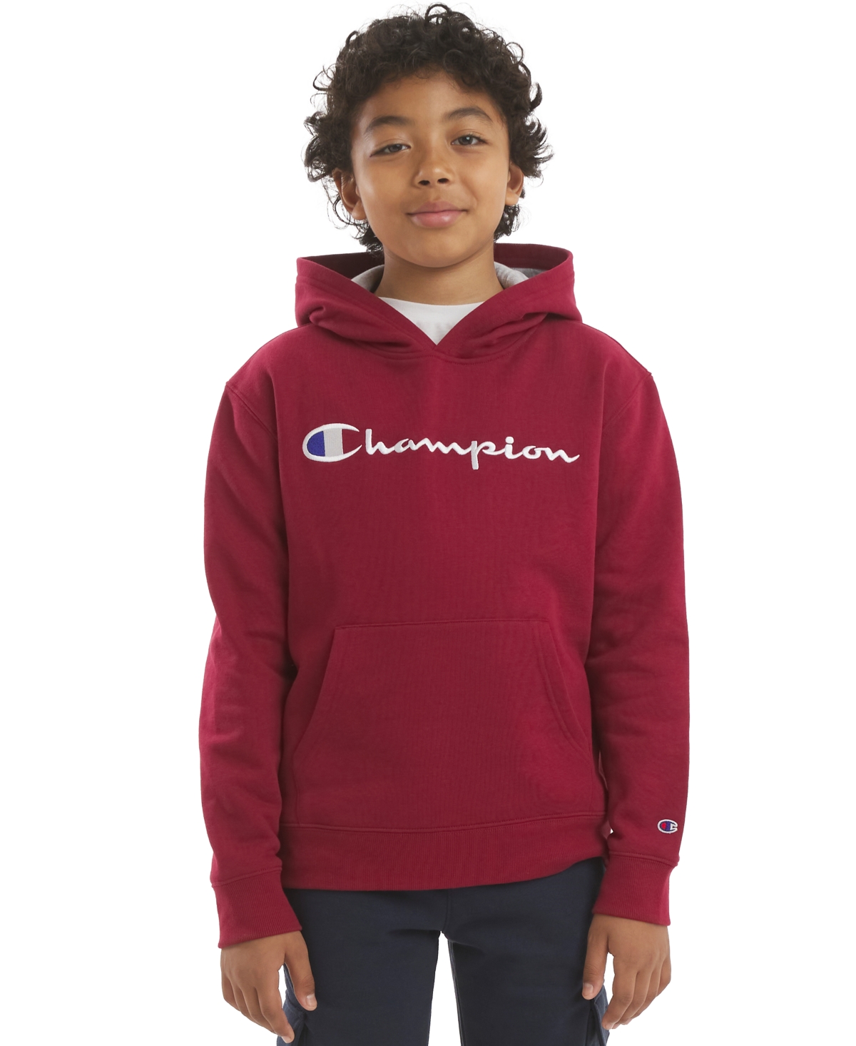Click here for Champion Boys 8-20 Signature Logo Pullover Hoodie... prices