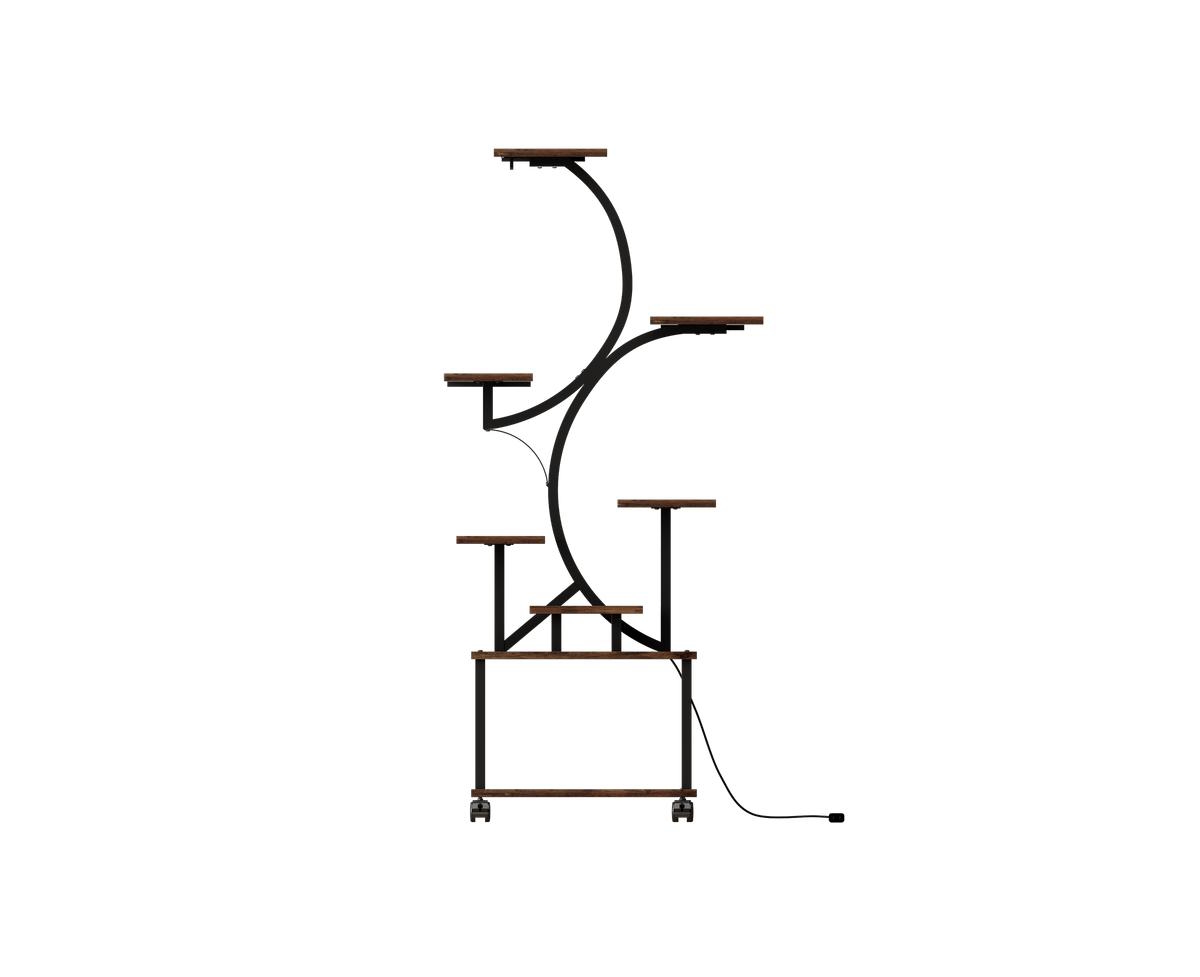 Click here for 62 Tall Metal Plant Flower Holder Stand with Light... prices