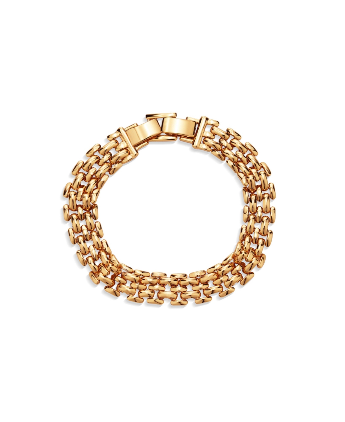 Click here for Retro Chic Rome Chain Large Bracelet - Gold prices
