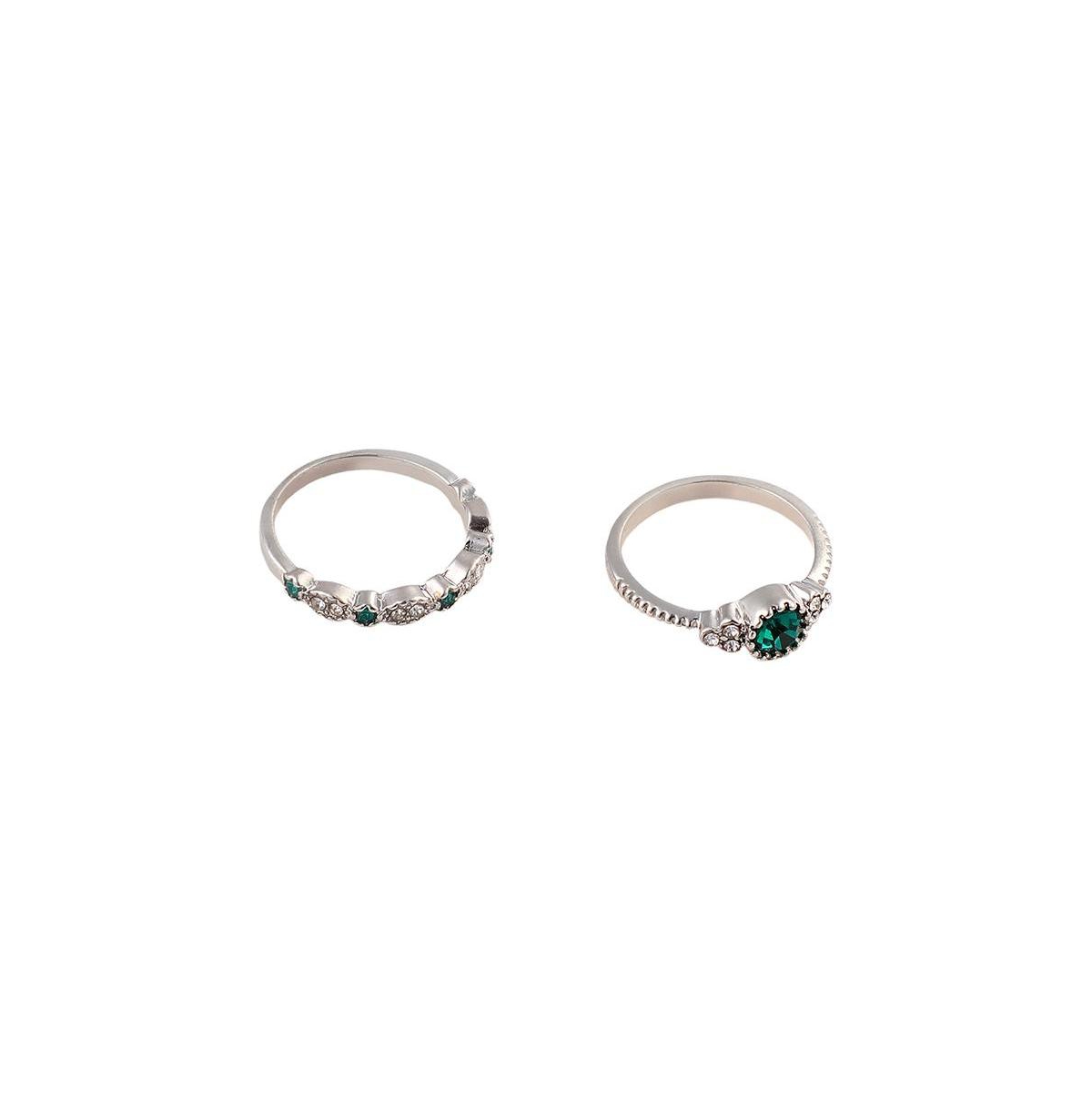 Click here for Sohi Womens The Regal Stud Earrings - Green prices