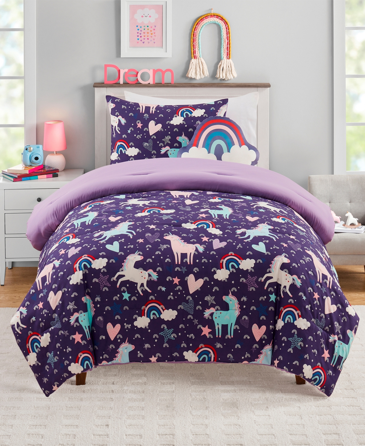 Click here for Olivia & Finn Kids Patterned 3-Piece Comforter Set... prices