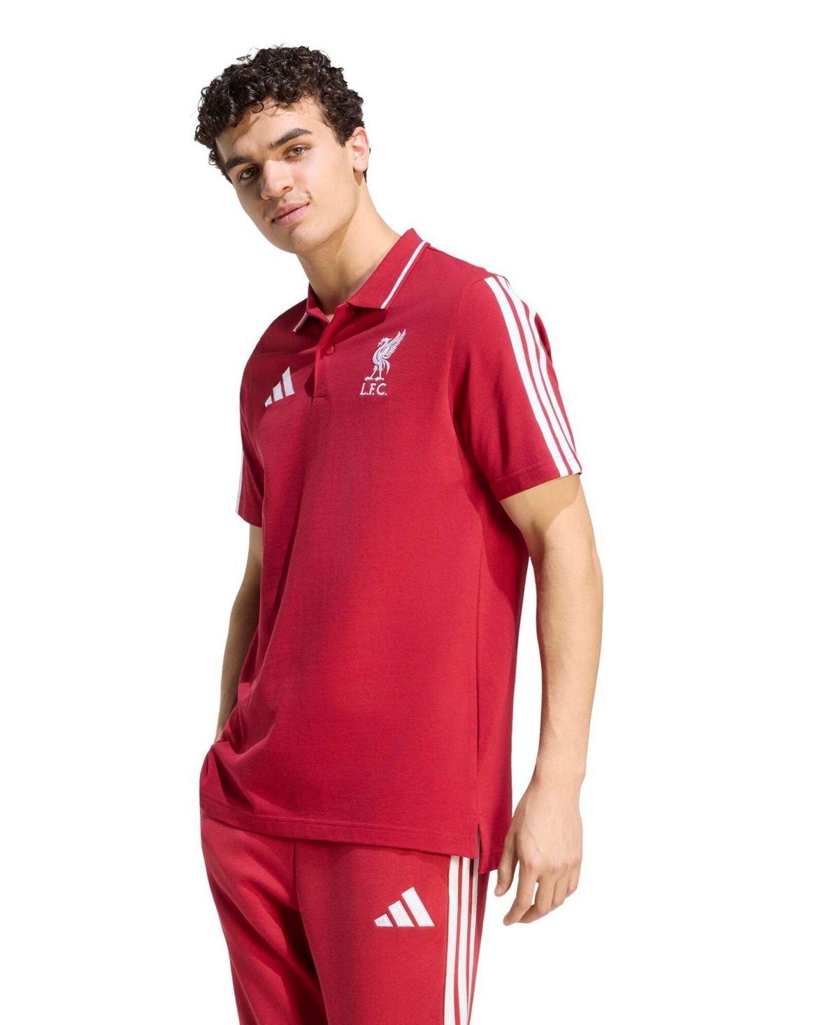 Click here for Adidas Mens Red Liverpool Alphaskin Dna Polo Shirt... prices