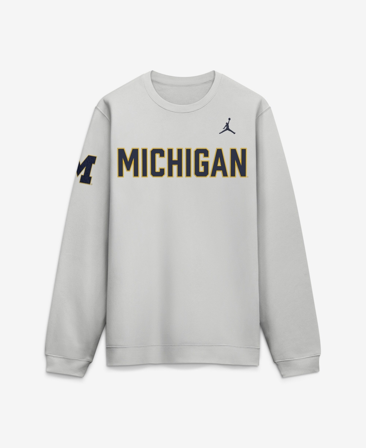 Click here for Jordan Mens Gray Michigan Wolverines 2026 Sideline... prices