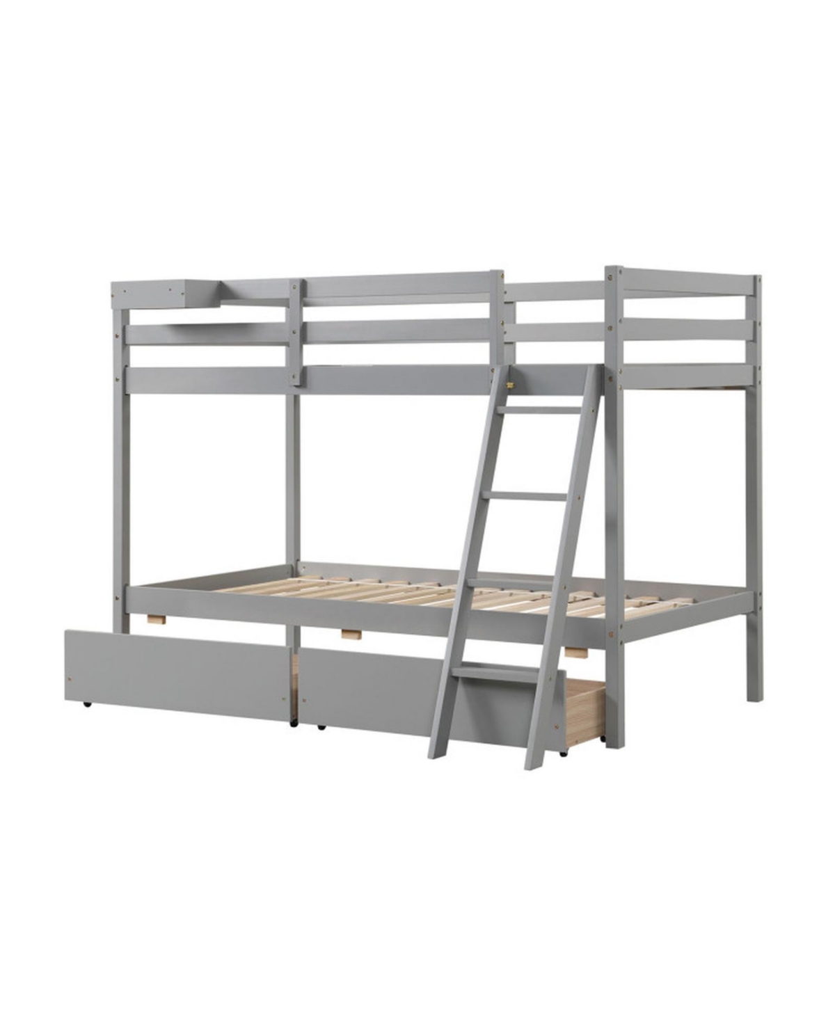 Click here for Gouun Twin Over Twin Bunk Bed with 2 Storage Drawe... prices