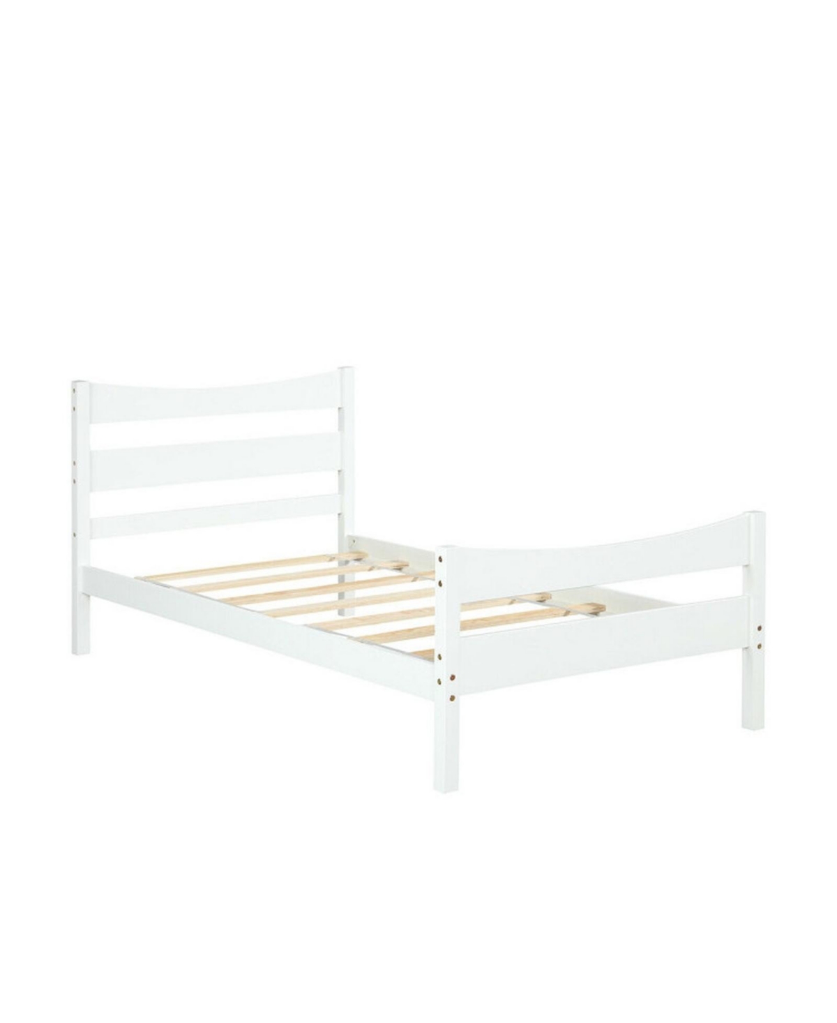 Click here for Gouun Twin Size Rustic Platform Bed Frame with Hea... prices