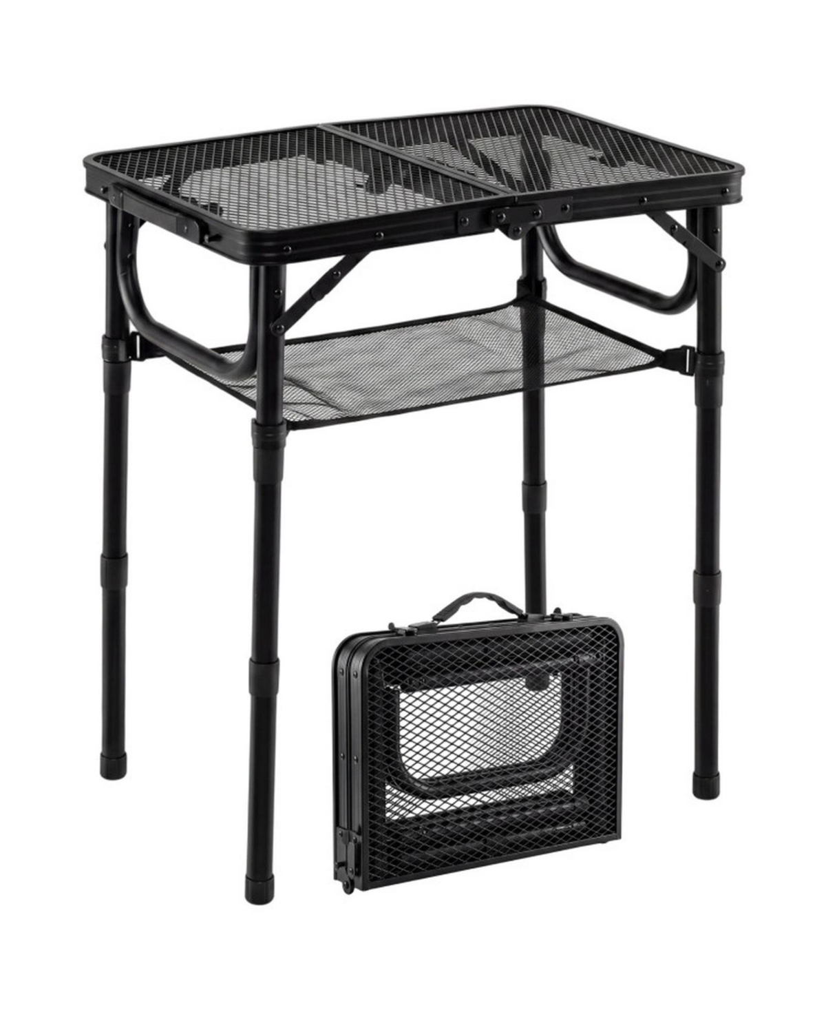Click here for Gouun 3-Height Folding Camping Table with Storage... prices