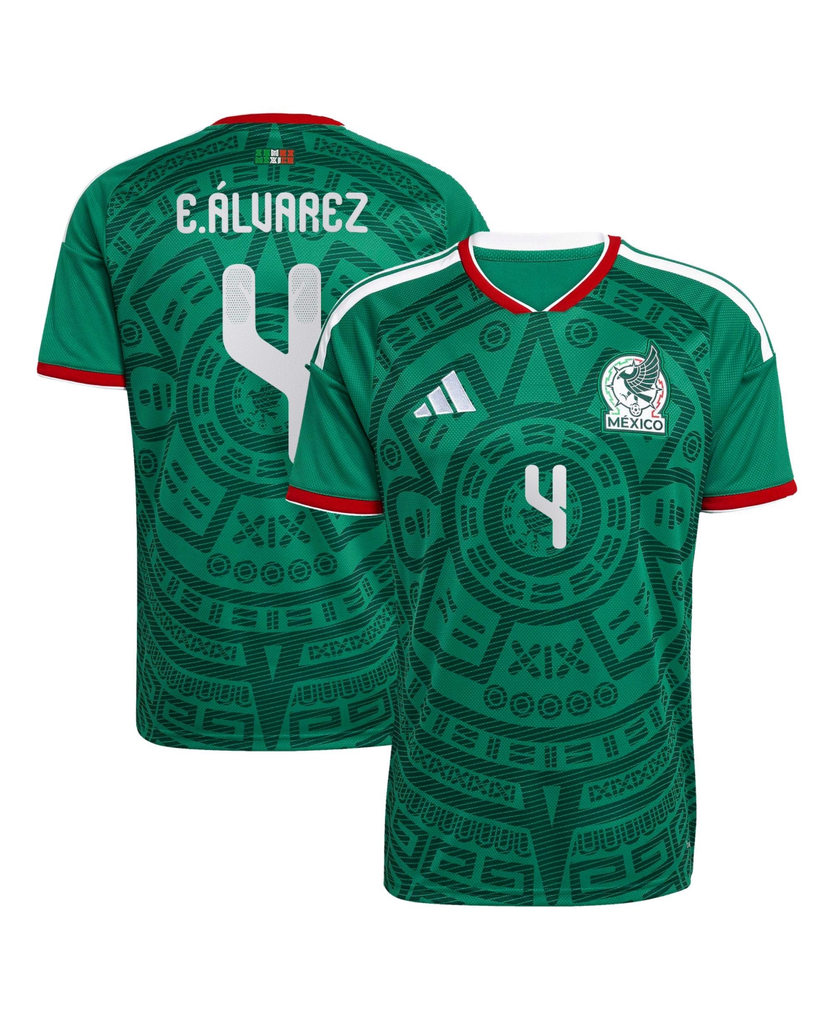 Click here for Adidas Mens Edson Alvarez Green Mexico National Te... prices