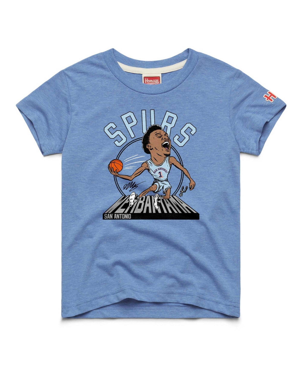 Click here for Homage Big Boys and Girls Victor Wembanyama Light... prices