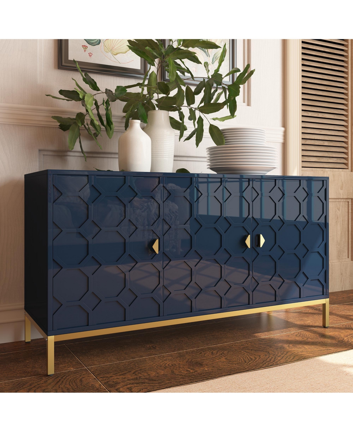 Click here for Clihome Freestanding Storage Cabinet 3-Door Accent... prices